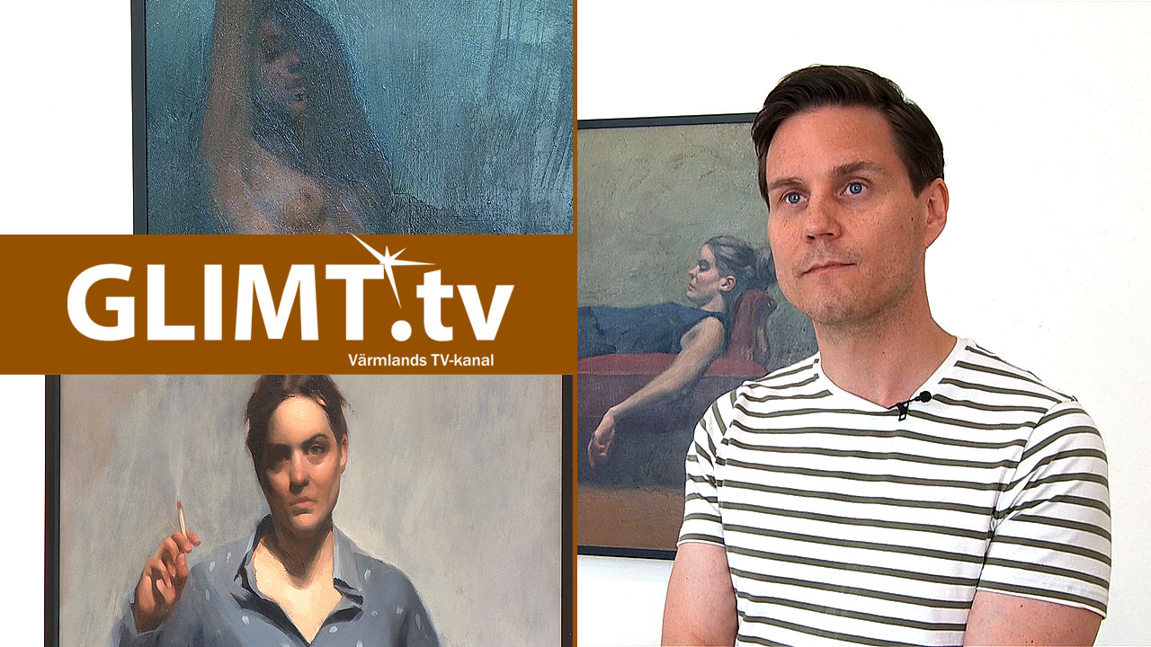 Ola Sarris första separatutställning i Värmland – Glimt TV